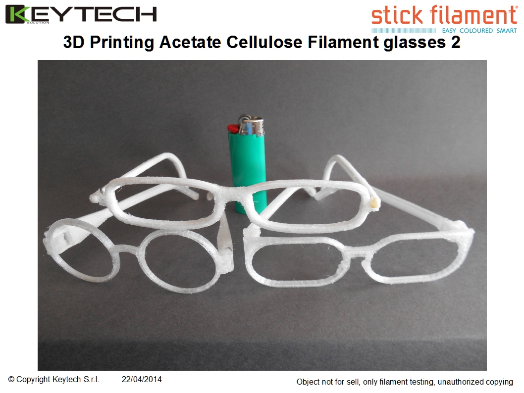 - 3D Printing Acetate Cellulose Filament glasses 2
